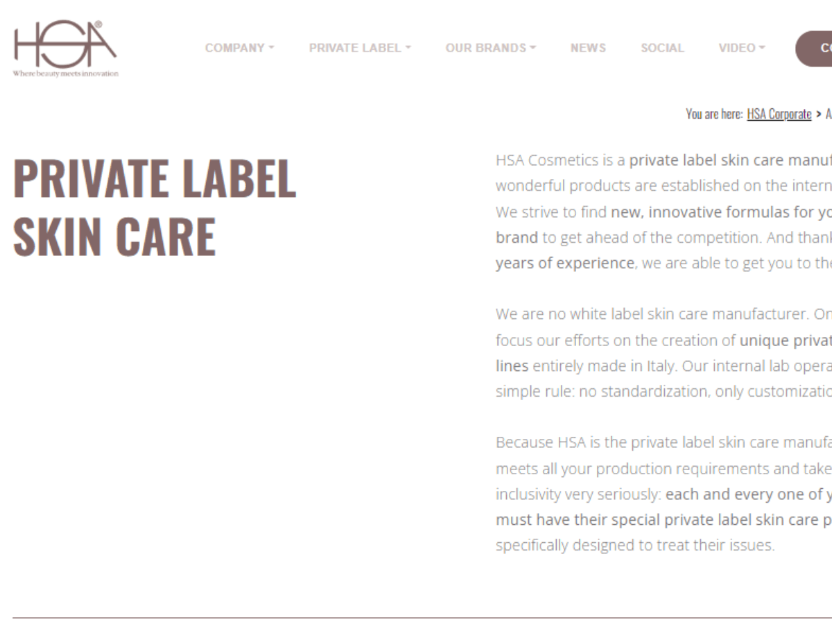 Top 10 Private Label Facial Products Manufacturer - Empowering your ...