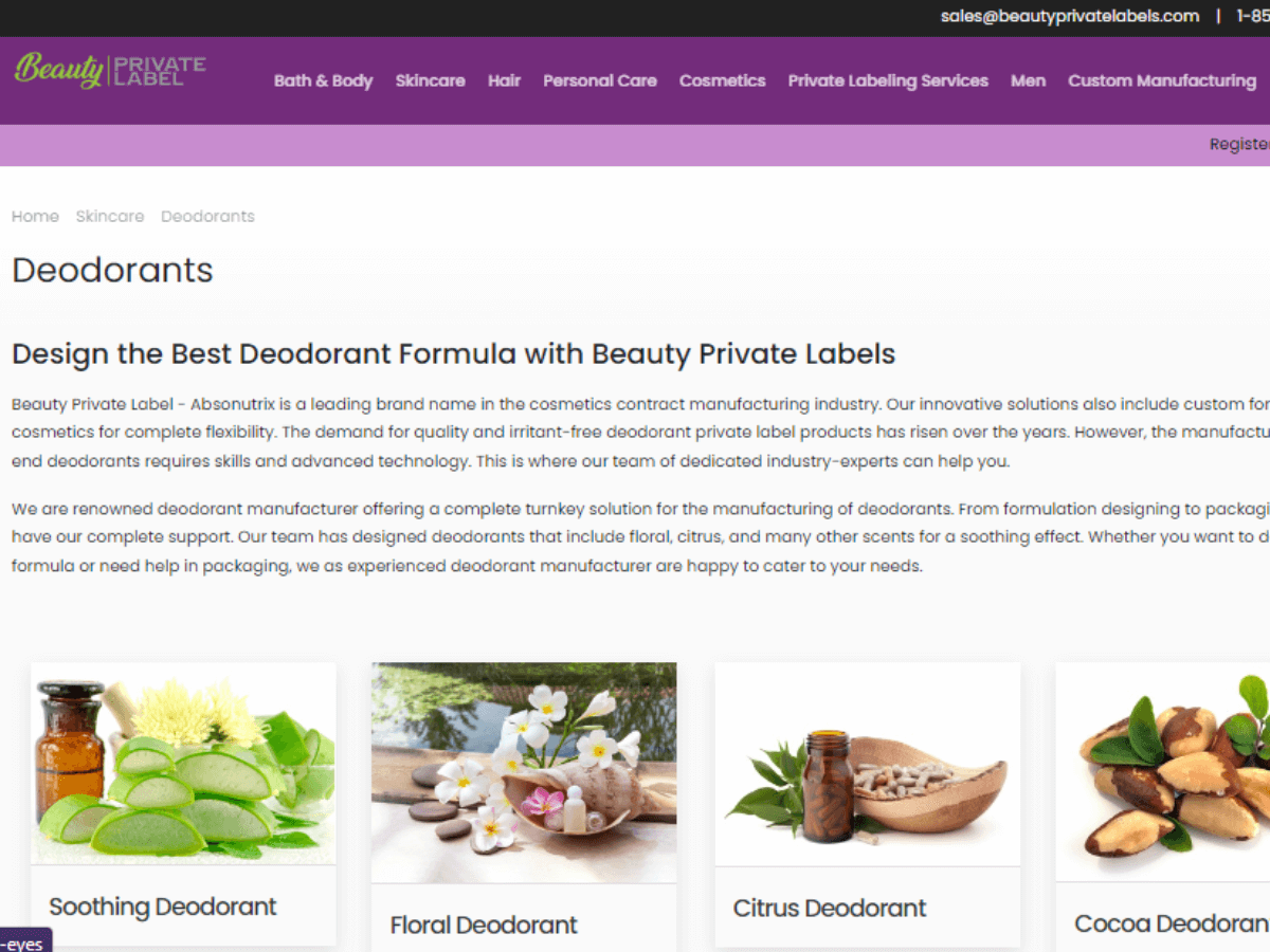 Top 10 Deodorant Manufacturers - Empowering your brand with our top OEM ...