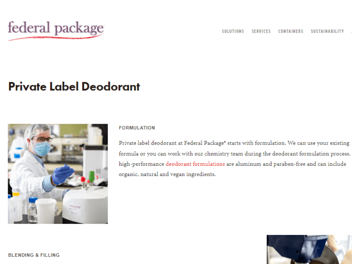 Top 10 Deodorant Manufacturers - Empowering your brand with our top OEM ...