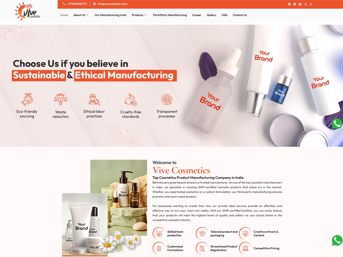 Top 7 Face Wash Manufacturers in India for Skincare Brands - Empowering ...